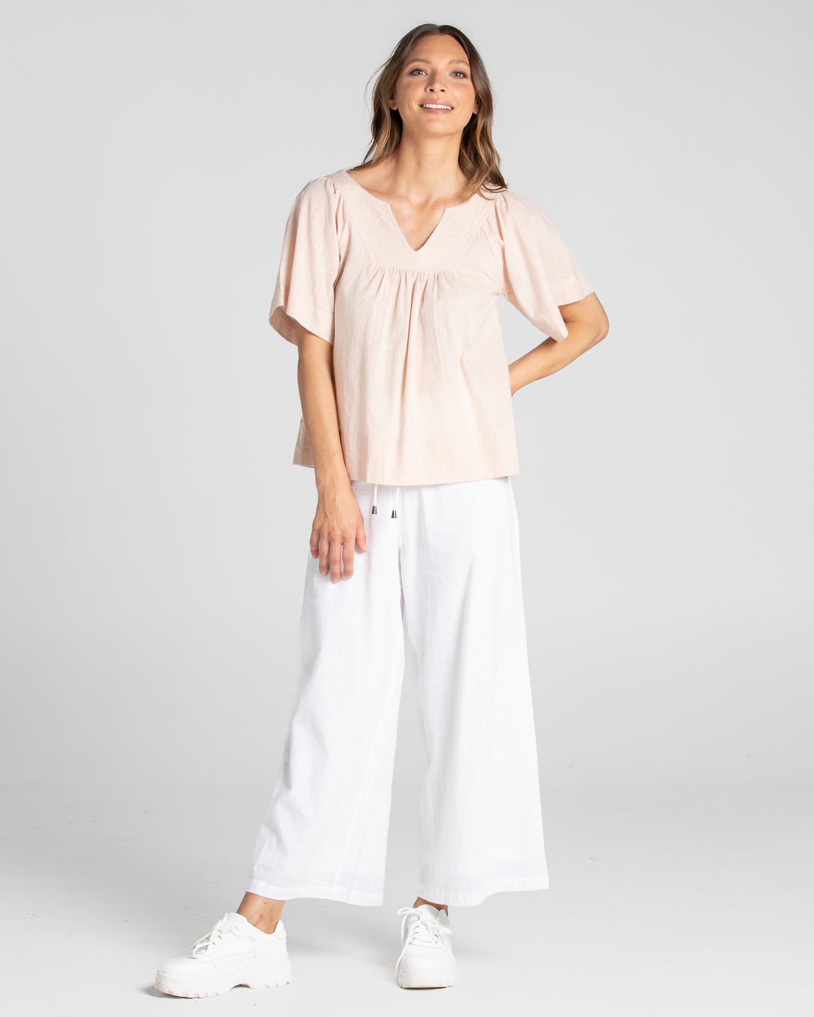 Freya Top - Dusty Pink – Boom Shankar